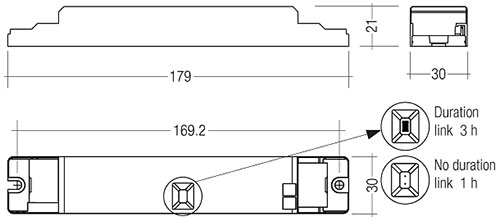 TRIDONIC EM converter LED BASIC 250V – Emergency Battery LED KIT