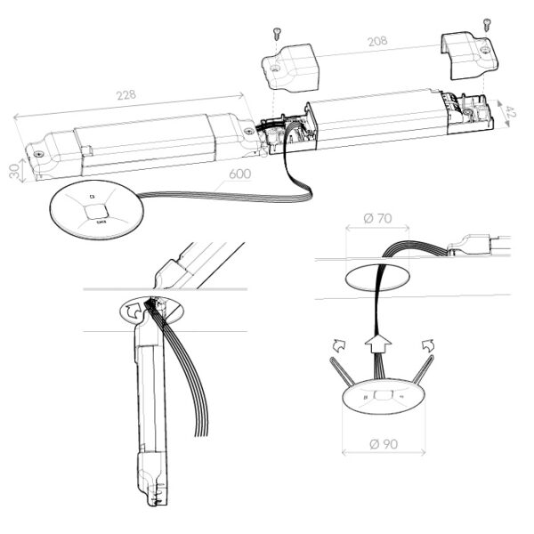 ONTEC C "C" Series - Escape Route Wide Beam