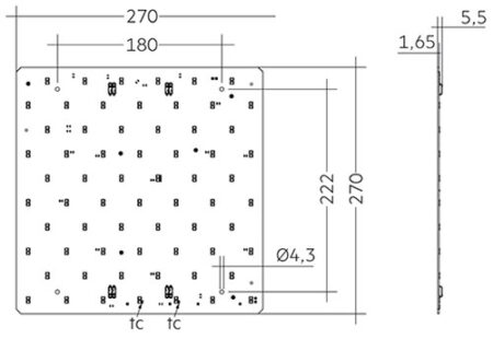 Module QLE G2 Premium & Advanced Square LED Modules for Backlight ...