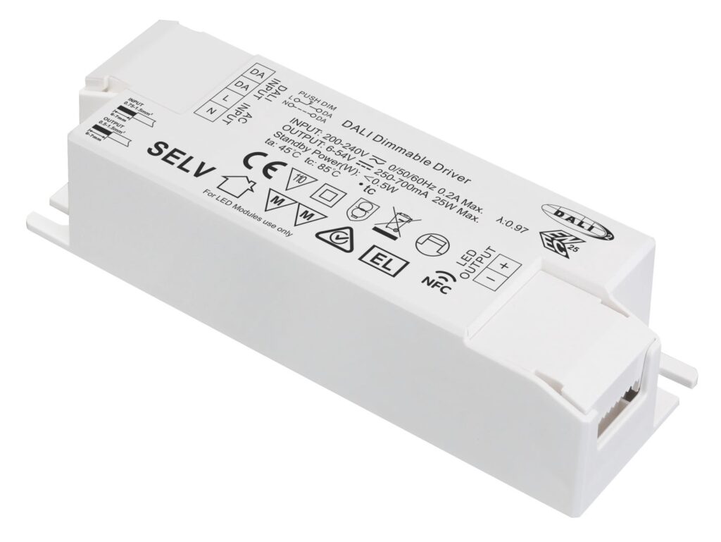 EV25D-250-700-CC | DALI Dimmable LED Driver Constant Current