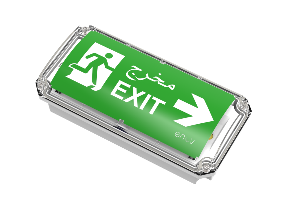 EVE23MT LED Emergency/Exit Light - IP66, 3H Backup, 300lm